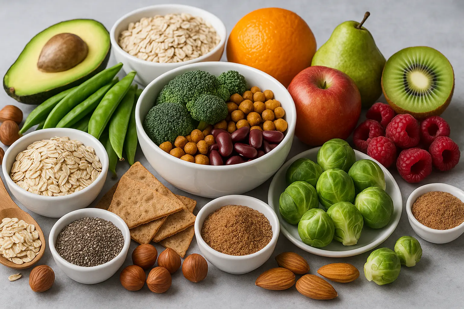 20 alimentos ricos en fibra para mejorar la digestión